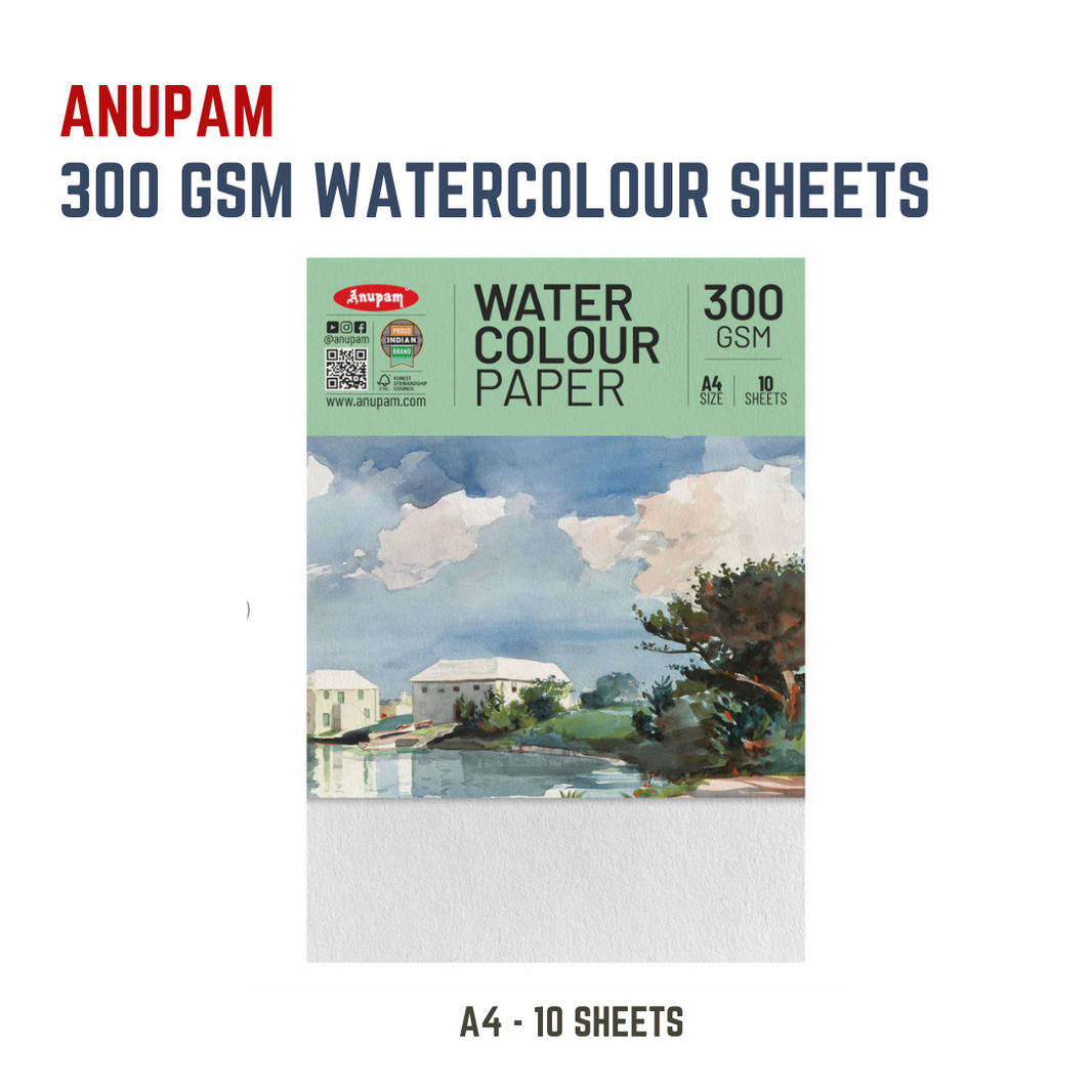 Watercolour Sheets – Stationery Plug
