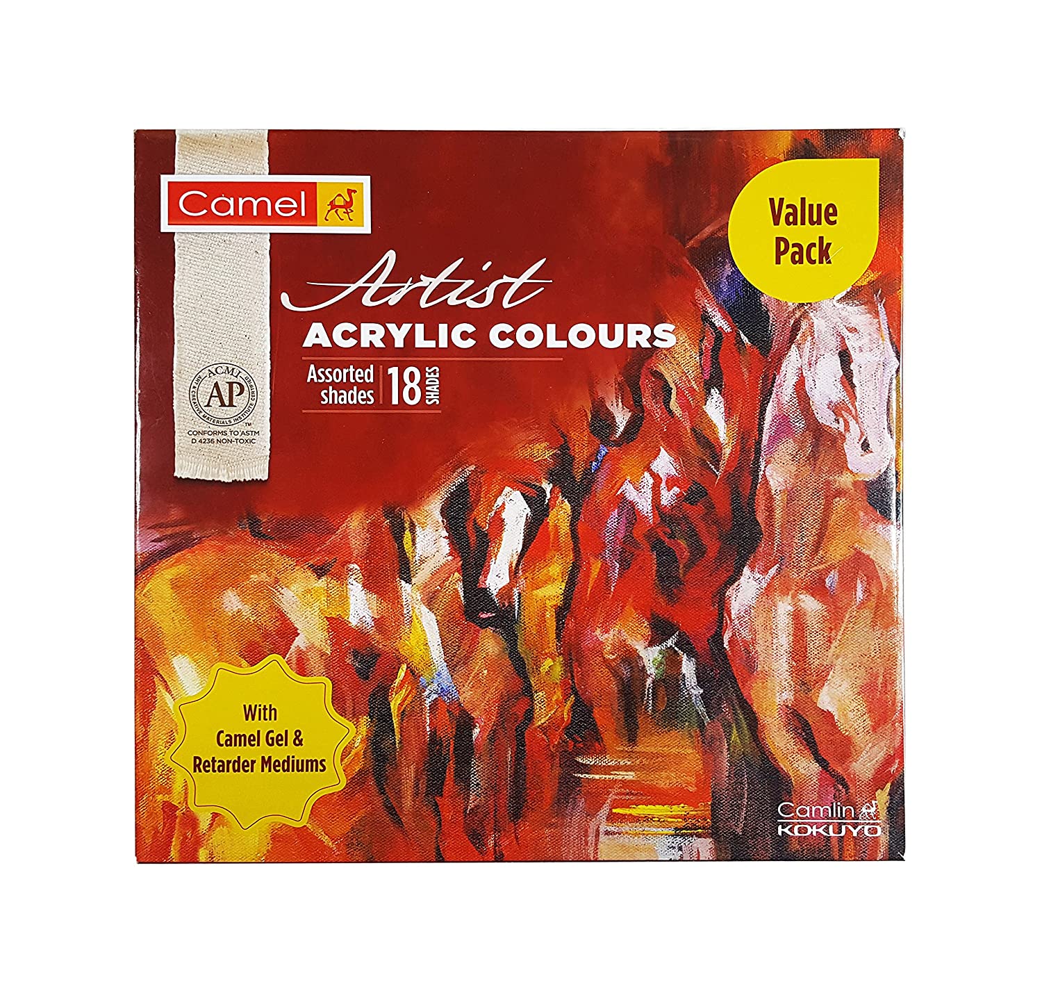 Camel Artist Acrylic Colors Set – Stationery Plug