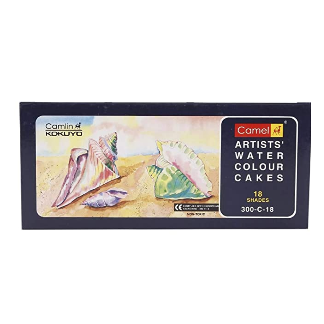 Camel Artist Water Colour Cake Set of 18 – Stationery Plug